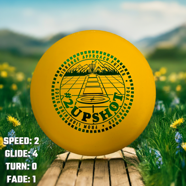 Lightning Standard #2 Upshot Putter Golf Disc – Disc Golf Pins