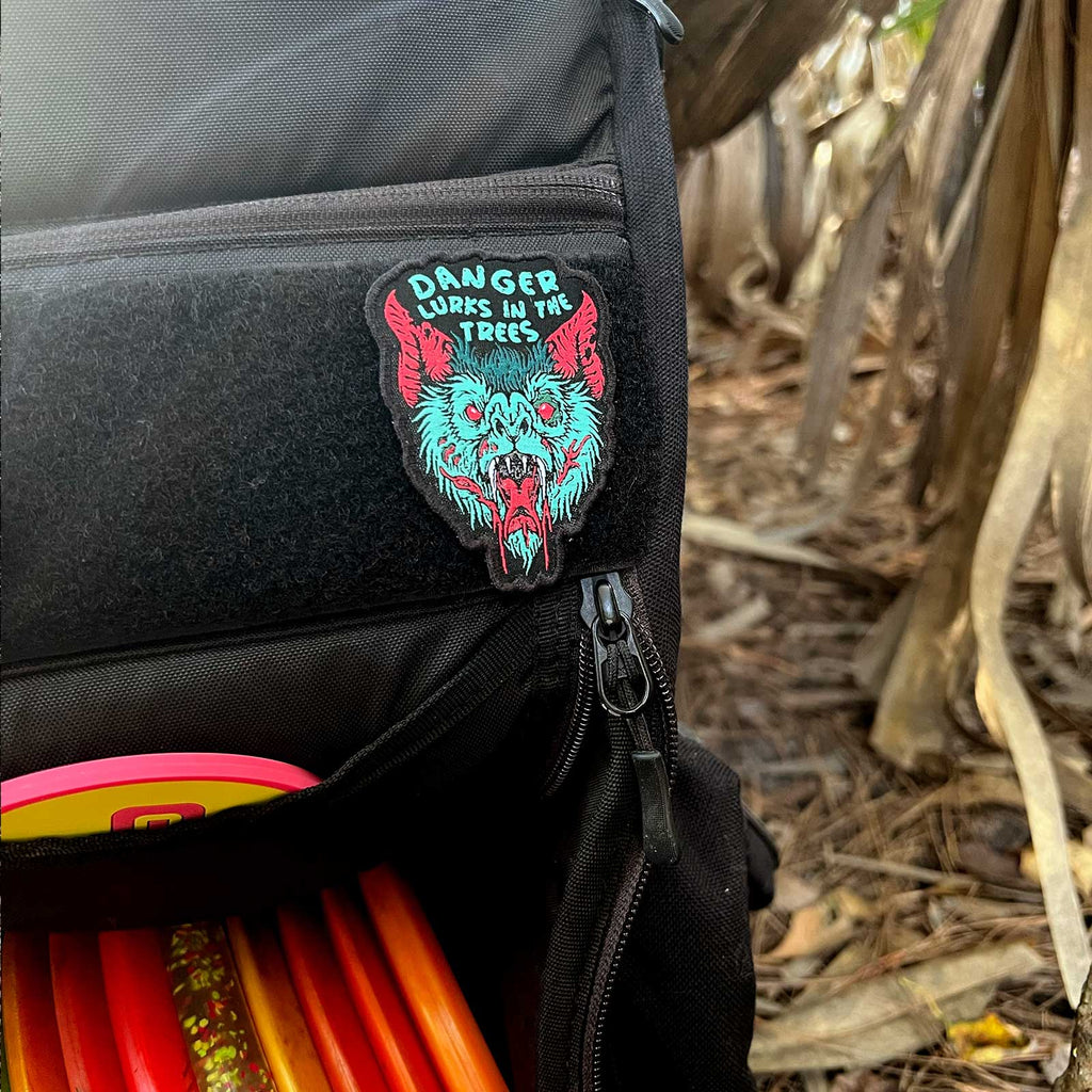 Danger Lurks In The Trees Disc Golf Patches® – Disc Golf Pins