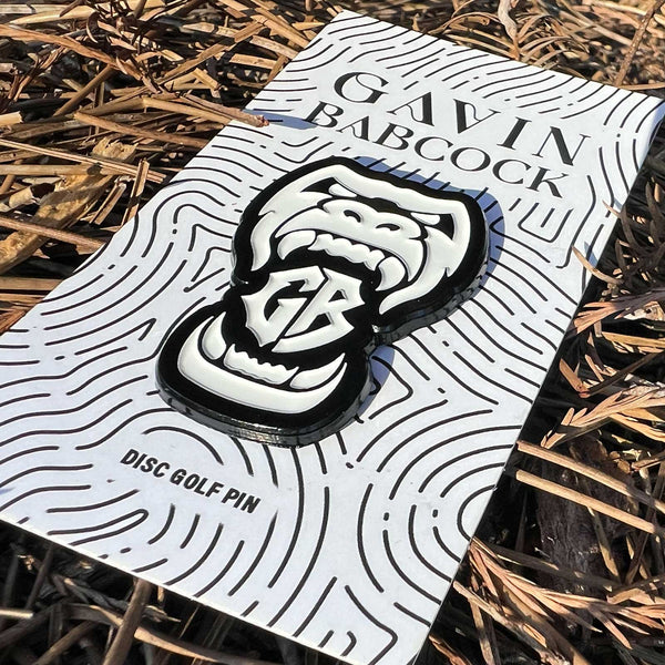 Gavin Babcock Logo Disc Golf Pin™ – Disc Golf Pins