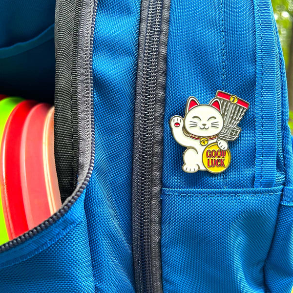 Lucky Cat Disc Golf Pin – Disc Golf Pins