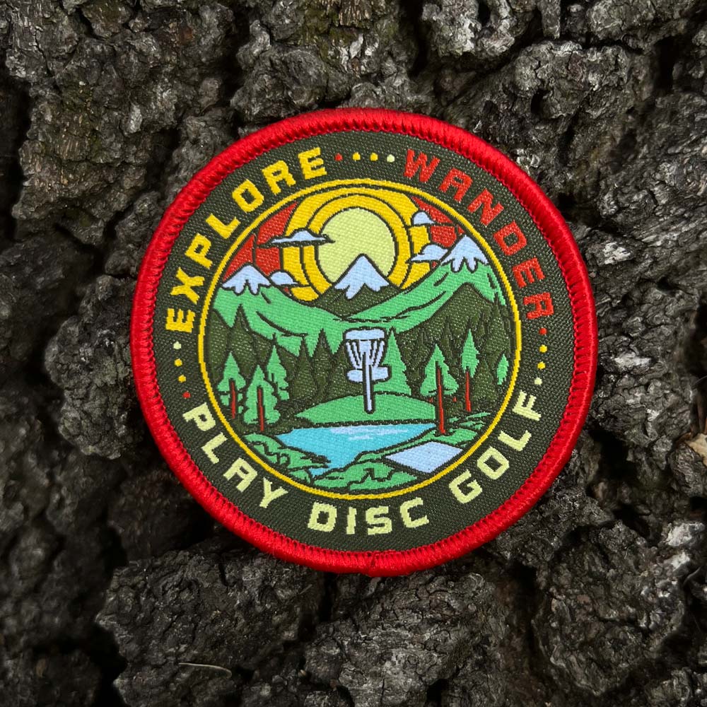 Wander Explore Play Disc Golf Patch – Disc Golf Pins