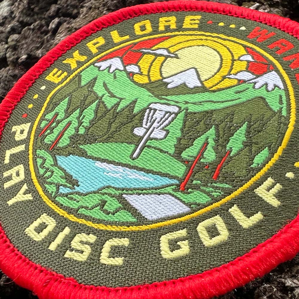 Wander Explore Play Disc Golf Patch – Disc Golf Pins