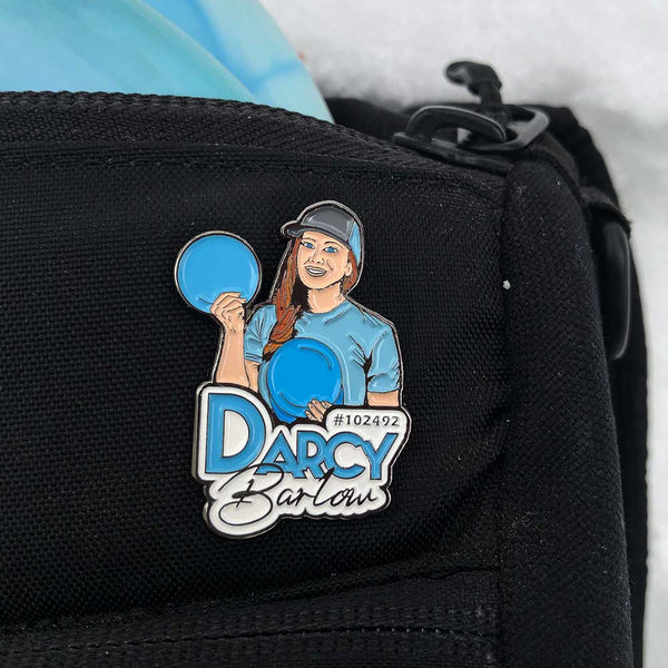 Darcy Barlow Disc Golf Pin - Series 1 – Disc Golf Pins