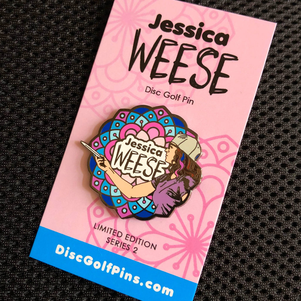 Jessica Weese Series 2 Disc Golf Pin – Disc Golf Pins