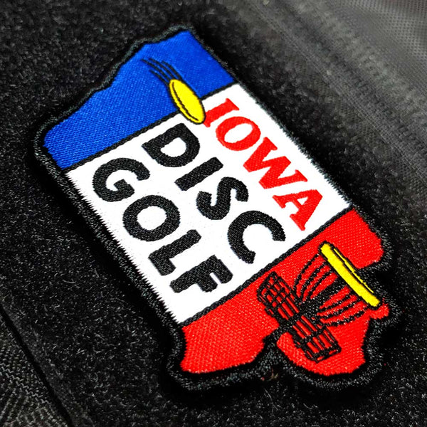 Iowa Disc Golf Patch - Perfect Disc Golf Gift – Disc Golf Pins