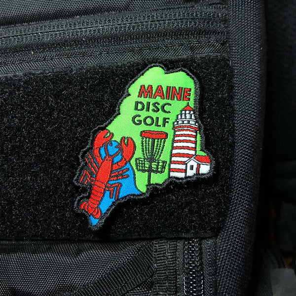 Maine Disc Golf Patch - Perfect Disc Golf Gift – Disc Golf Pins