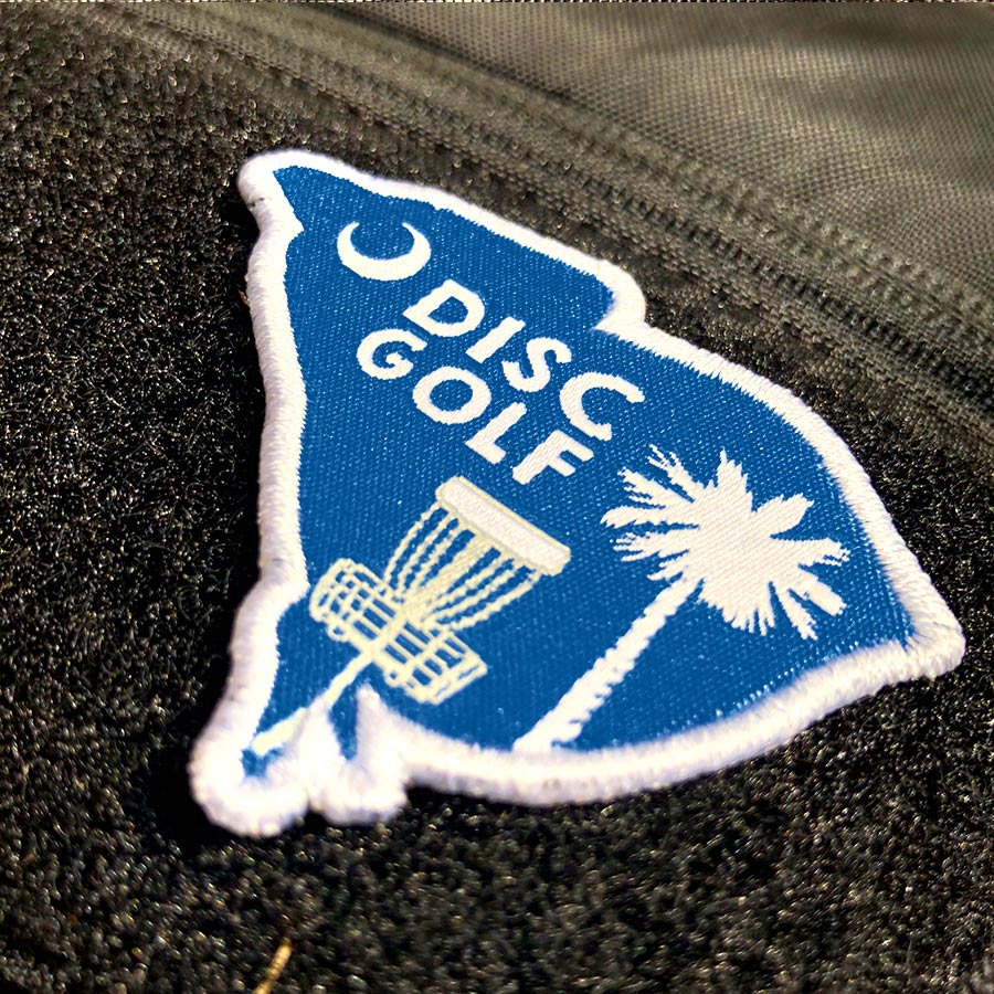 South Carolina Disc Golf Patch – Disc Golf Pins